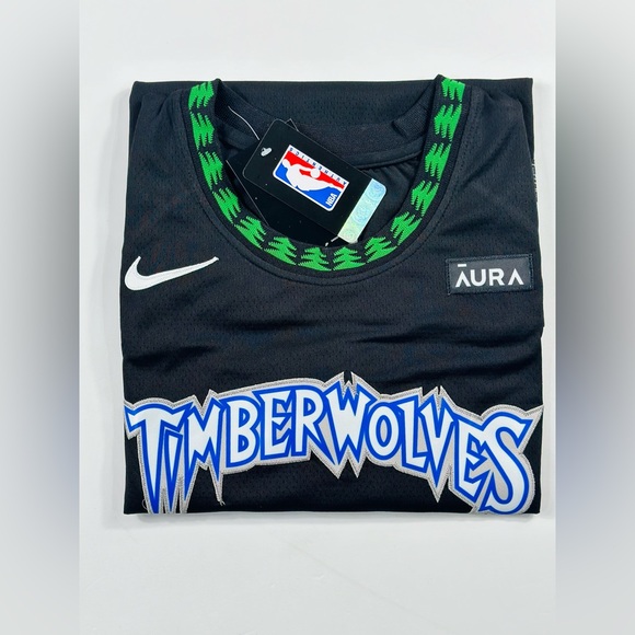 Nike | Shirts | Nike Anthony Edwards 5 Minnesota Timberwolves Jersey Vintage Retro All Sizes ...
